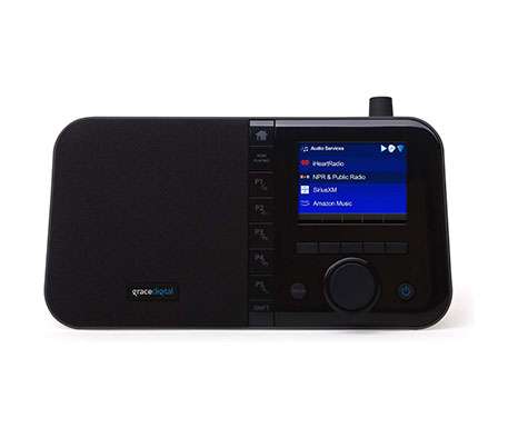 Grace Digital Mondo Elite Smart Internet Radio, Bluetooth, Wi-Fi, 7-Day ...